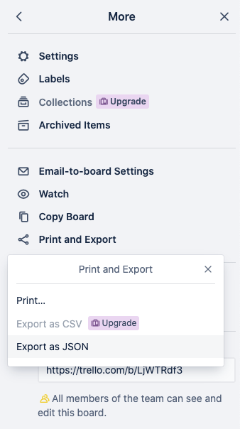 Import to Board (JSON) for Trello Power-Up | Trello